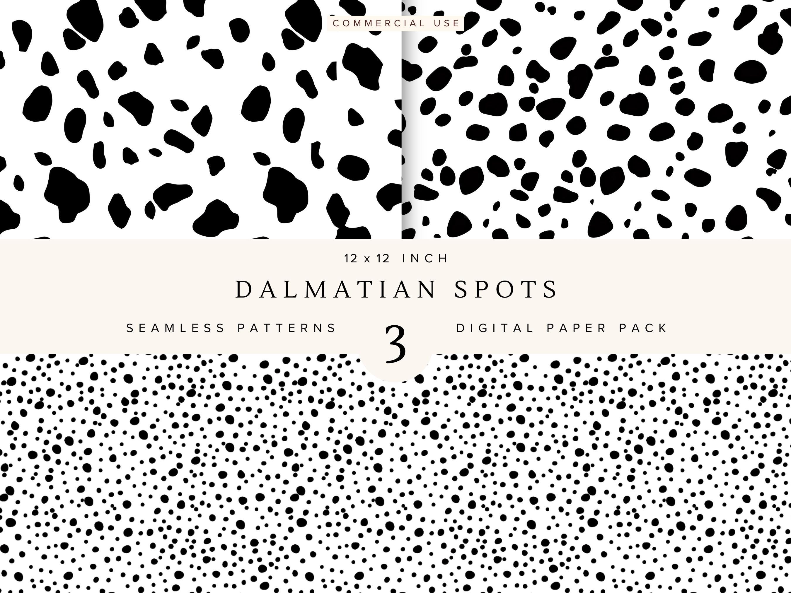 Dalmatian Spots Digital Paper | Seamless Pattern - Etsy
