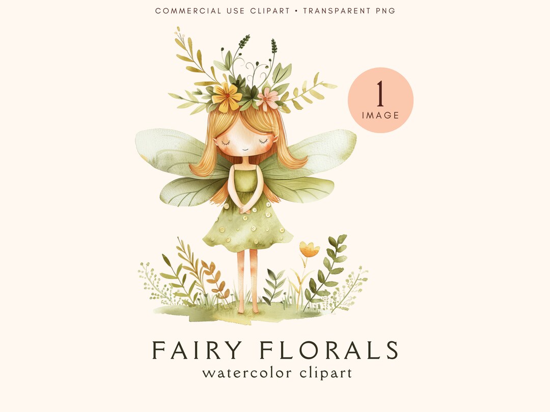 Fairy Florals Clipart | Fairy Garden Png | Fairy Tale Clipart ...