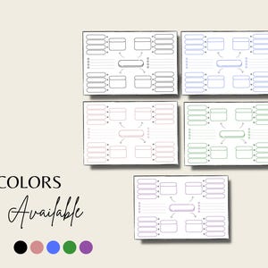 Printable Mind Map Planner | Brainstorming Template (digital Download) - Etsy