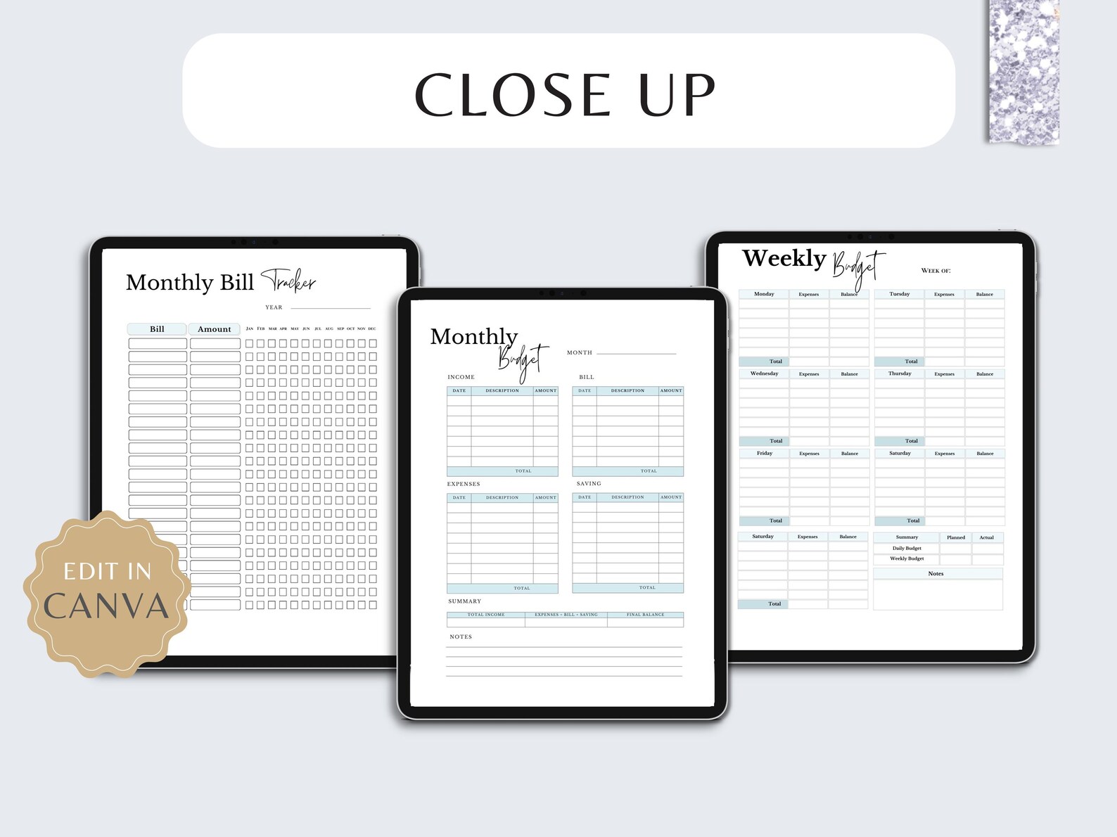Printable Monthly Bill Tracker | Bill List | Bill Payment List | Bill ...
