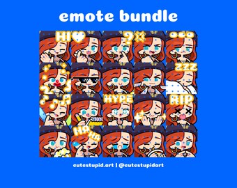 League of Legends ADC Emote Bundle ezreal, Samira, Kai'sa, Jhin, Miss ...