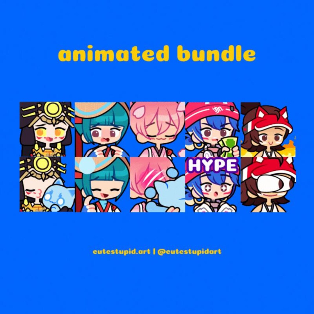 Animated Overwatch Kiriko Emote Bundle - Etsy