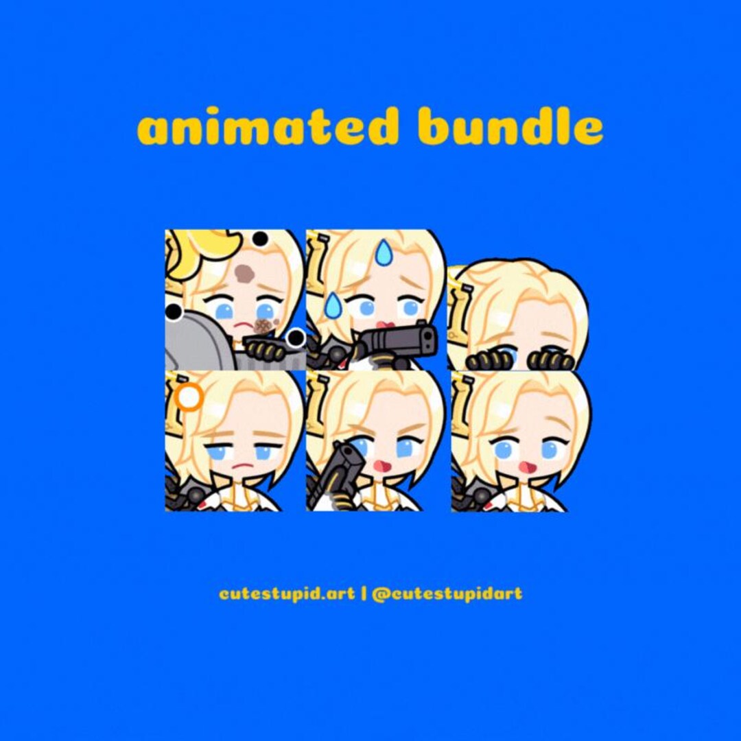 Animated Mercy Emotes | OVERWATCH - Etsy