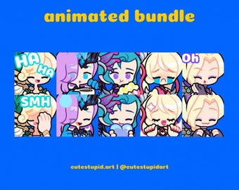 Mercy Overwatch Emote Bundle 10 Twitch Discord Youtube Cute Kawaii ...