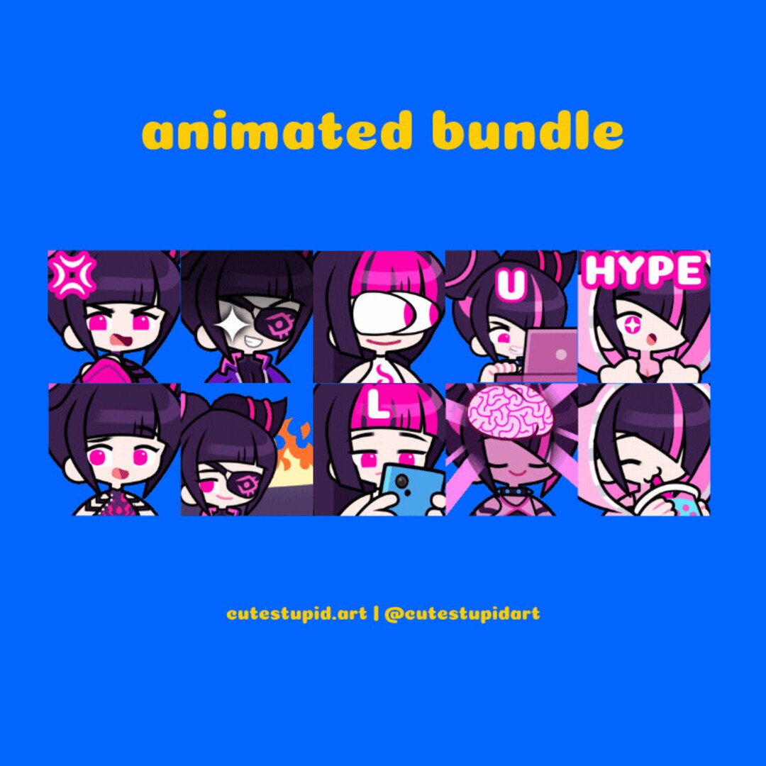 Animated Juri Han Emote Bundle - Etsy