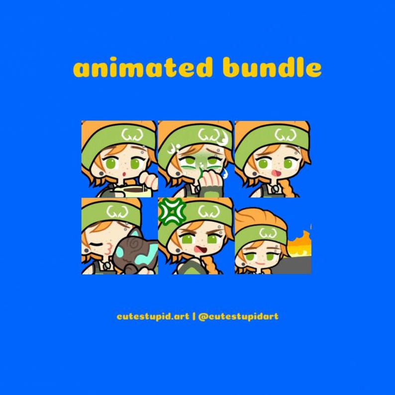 Animated Skye Emotes | VALORANT for Twitch, Discord, Kick Streams - Etsy