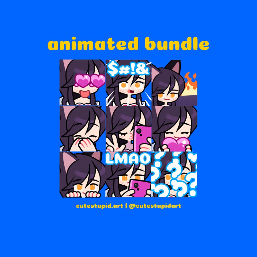 Ahri Animated Emotes LEAGUE OF LEGENDS - Etsy