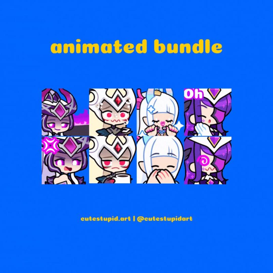 Animated Syndra Emotes | LEAGUE OF LEGENDS - Etsy