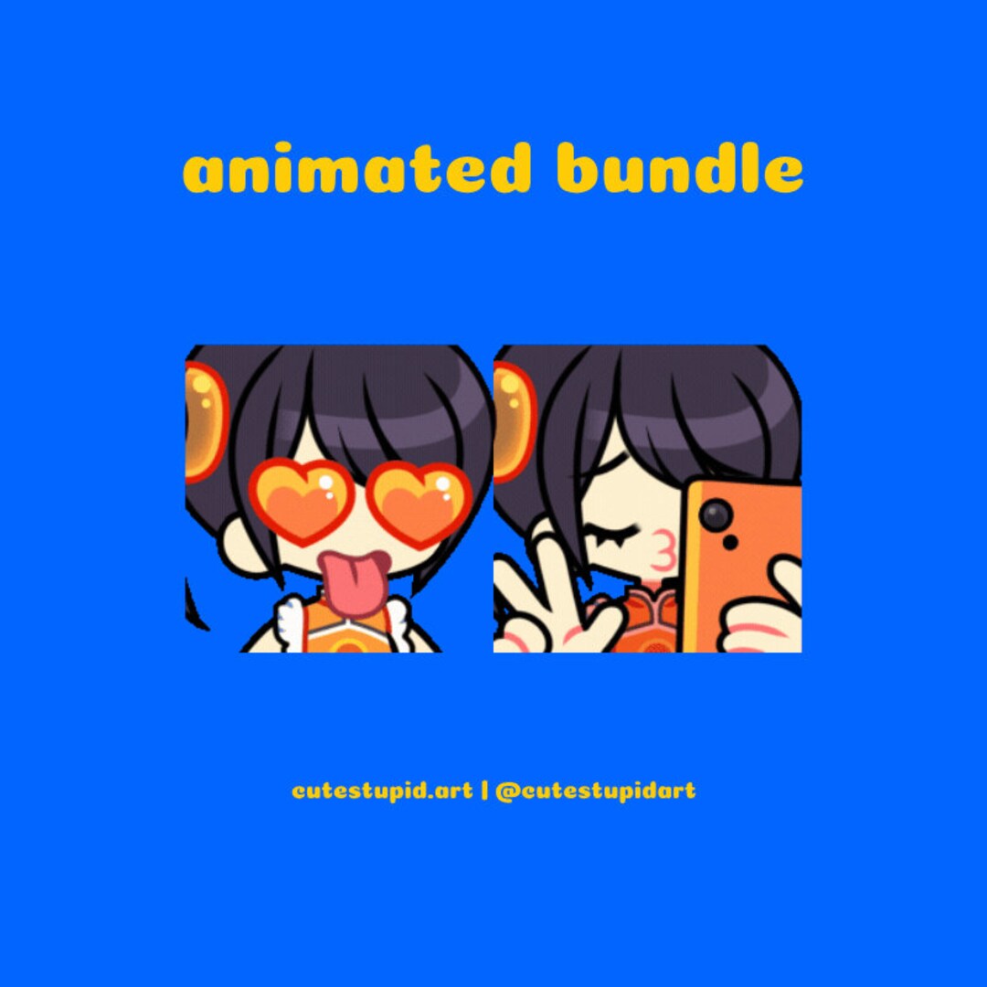 Xiaoyu Animated Emotes | TEKKN - Etsy