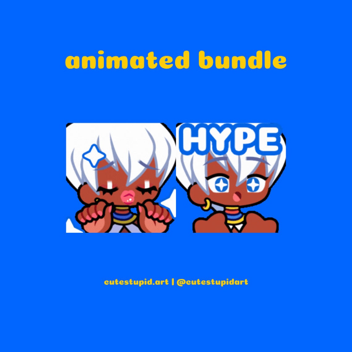 Animated Elena Emotes S FIGHTER - Etsy