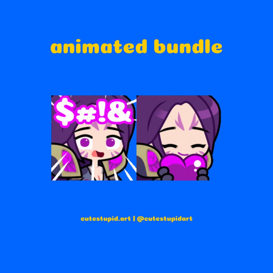 Animated Kai Sa Emotes | LEAGUE OF LEGENDS for Twitch, Discord, Kick ...