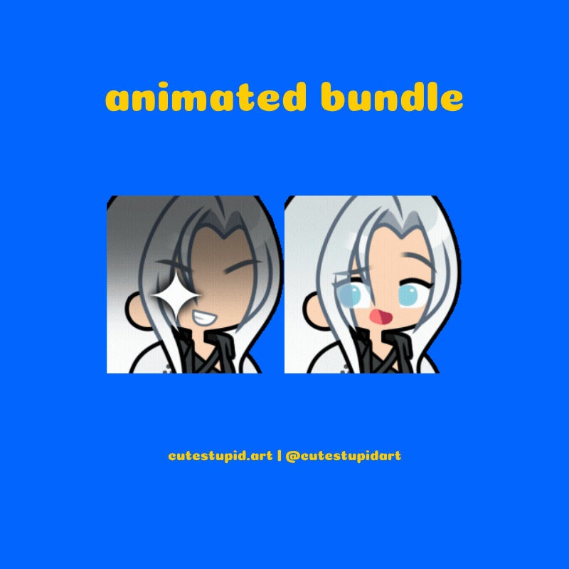 Animated Sepiroth Emotes FINAL FANTASY 7 - Etsy