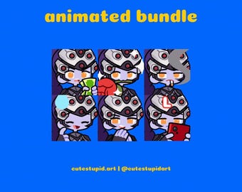 Widowmaker Overwatch Twitch Emote Pack 112x112 / 56x56 / 28x28 - Twitch ...