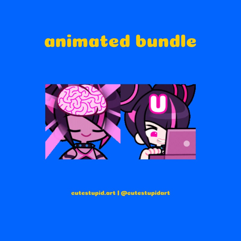 Animated Juri Han Emotes S FIGHTER - Etsy