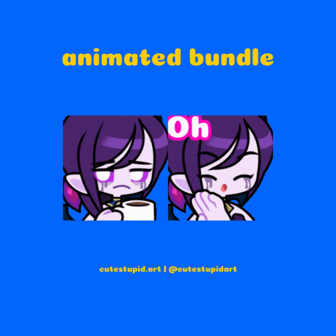 Animated Morgana Emotes | LEAGUE OF LEGENDS - Etsy