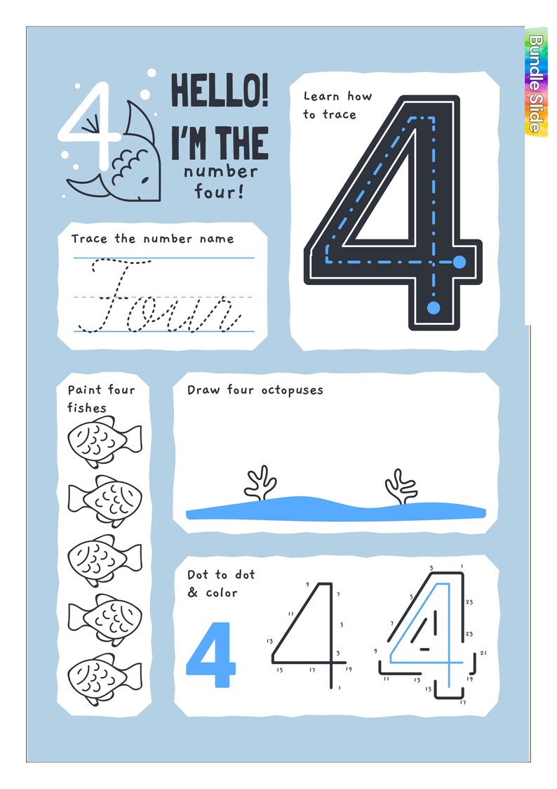 Handwriting Practice Sheets for Kids, Number Counting Worksheets, 0-30 ...