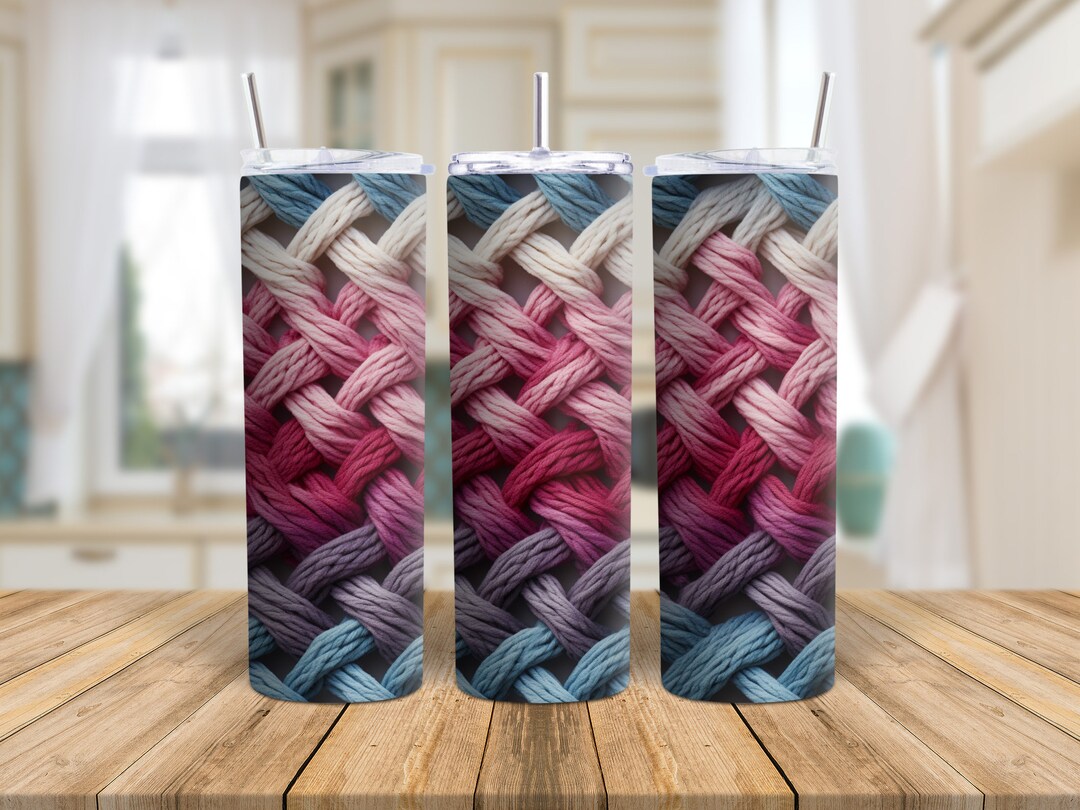 Crochet Pattern Design Sublimation Instant Downloads 20 Oz Skinny ...