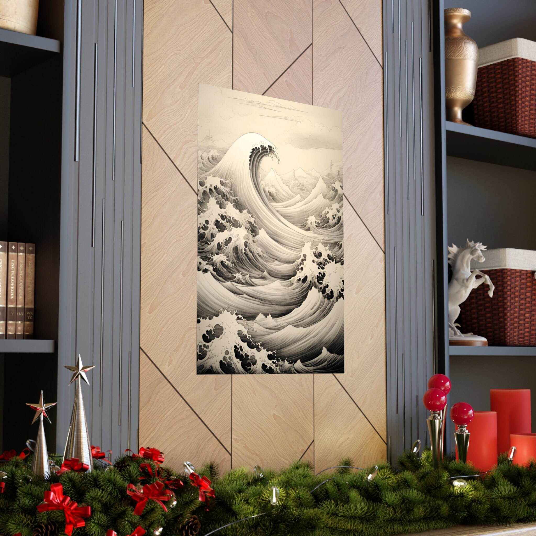 Traditional Japanese Ocean Art Print Serene Seascape Japanese Decor - Etsy