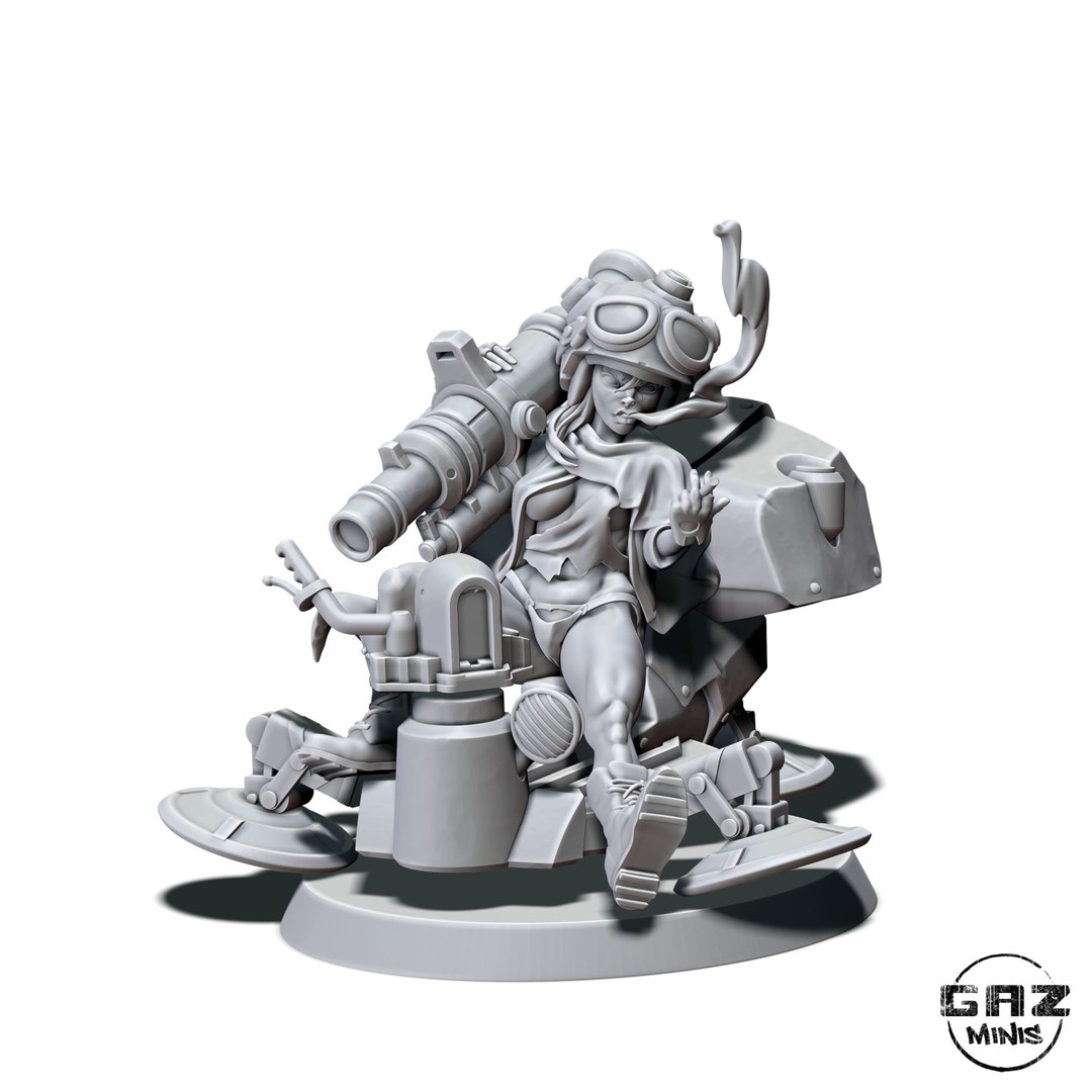 Bazooka Becca Gaz Minis Tabletop Miniatur 32mm Scale - Etsy Österreich