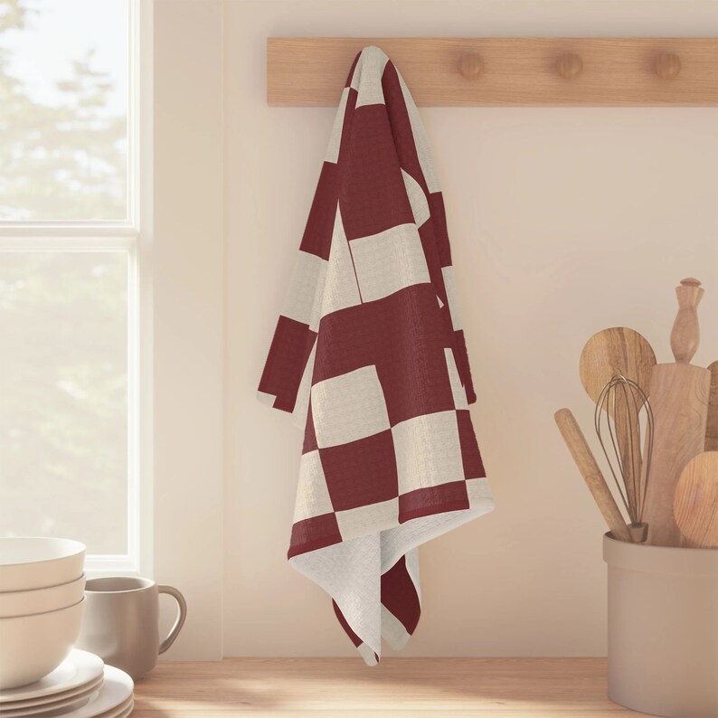 Checkered Tea Towel - Etsy