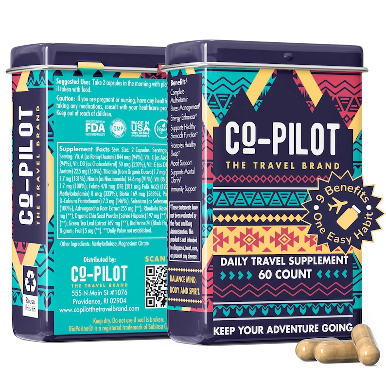 Co-pilot All-in-1 Travel Supplement | Vitamin D3 Supplement | Immune ...