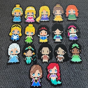 Princess Perler Beads - Etsy