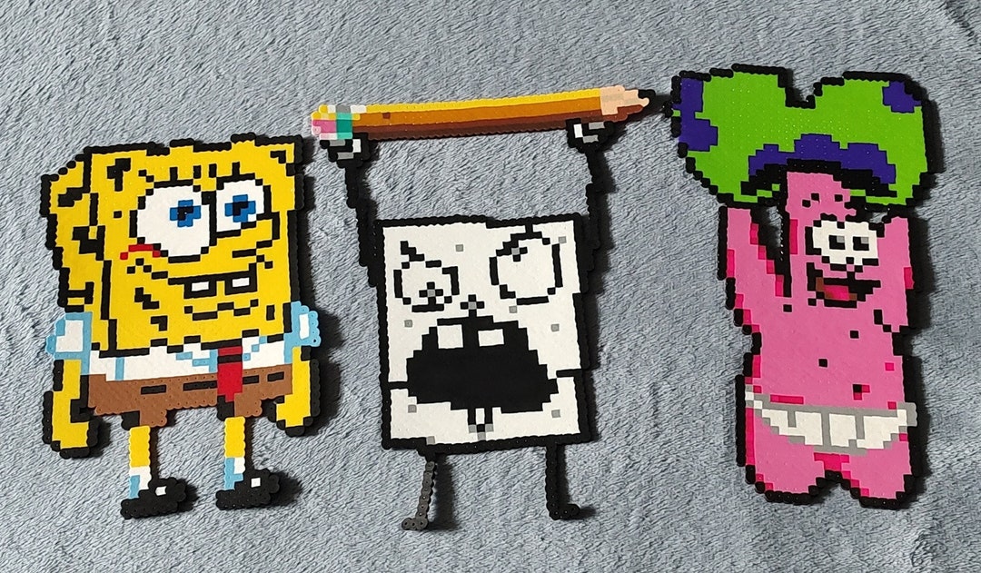 Spongebob Squarepants Large Perler Beads - Etsy