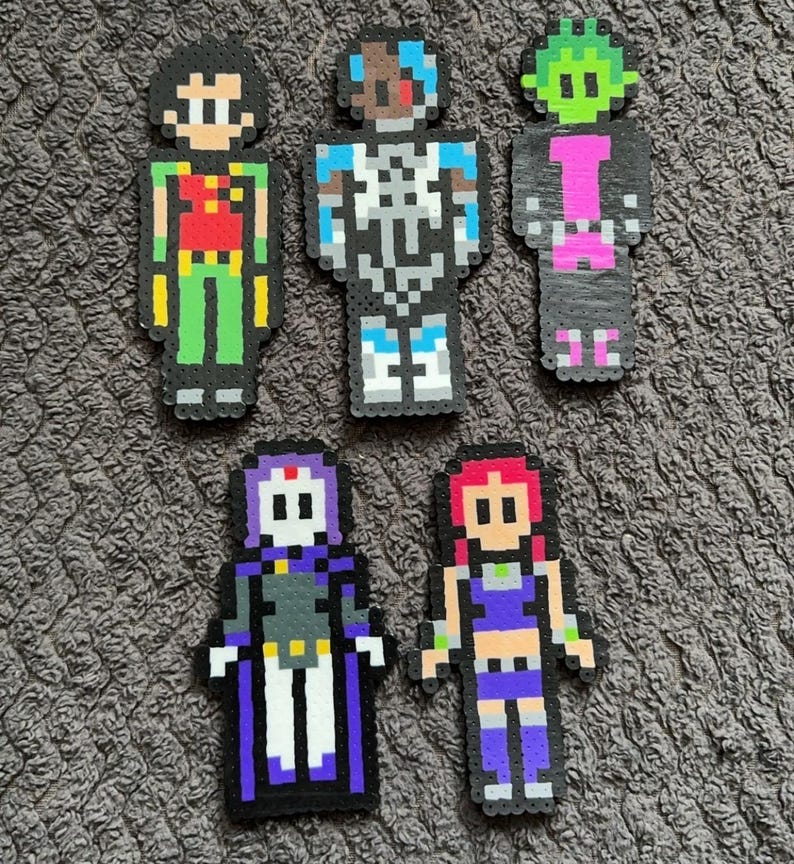 Teen Titan Perler Beads - Etsy