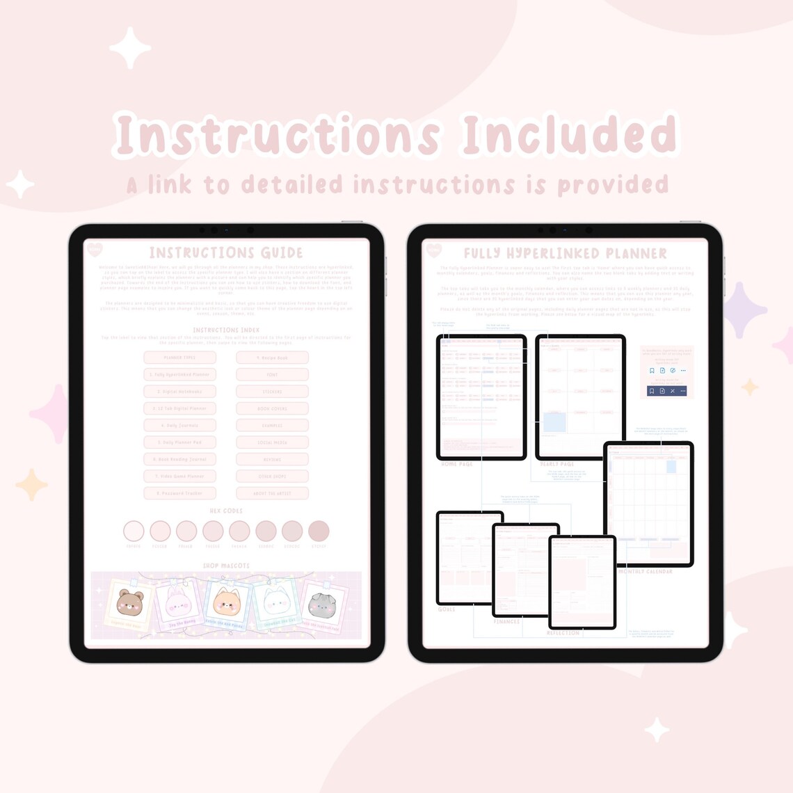 Daily Journal, Digital Journal, Digital Notebook, Cute Digital Notebook ...