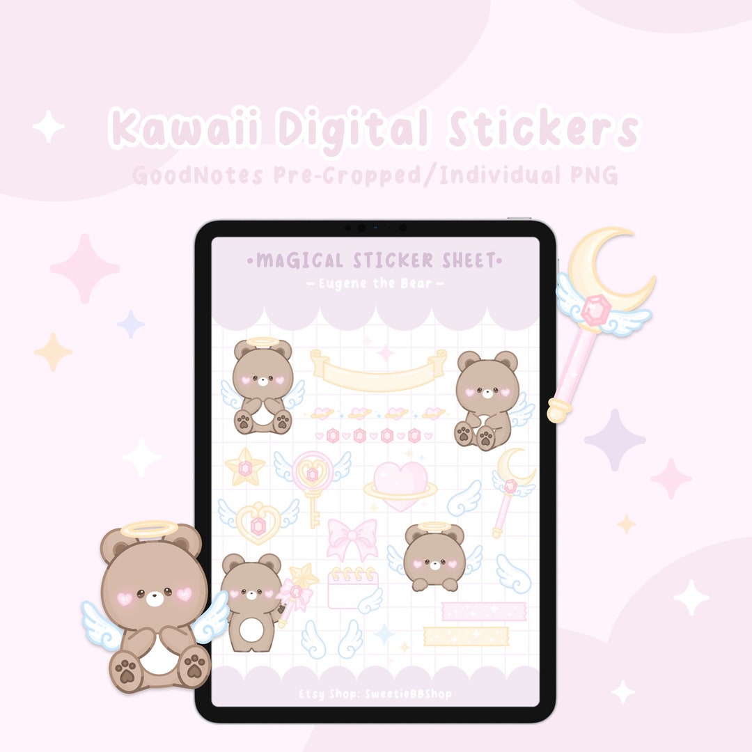 Cute Stickers, Cute Planner Stickers, Magical Girl Stickers, Magical ...
