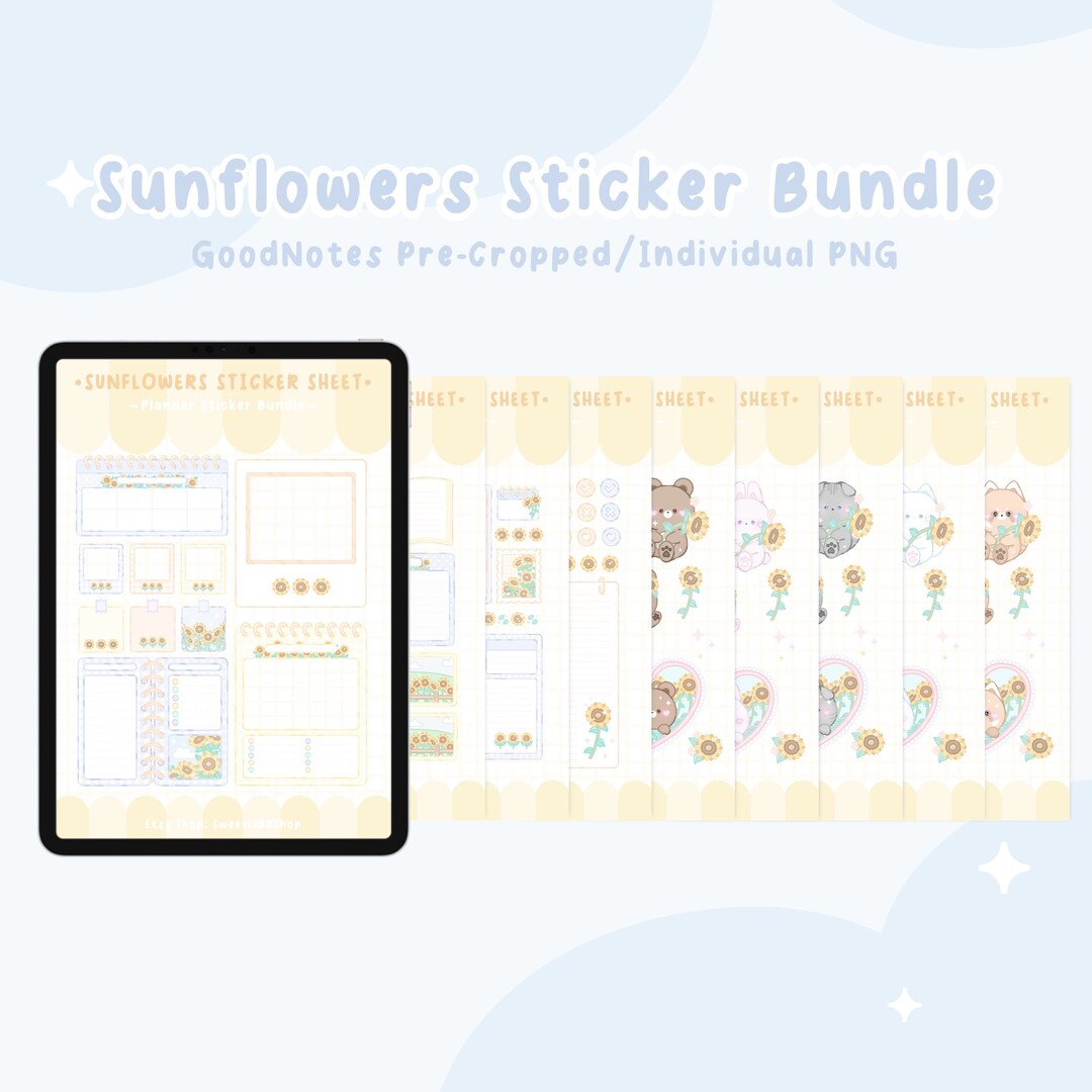 Sticker Bundle, Digital Stickers, Planner Stickers, Planner Widgets ...