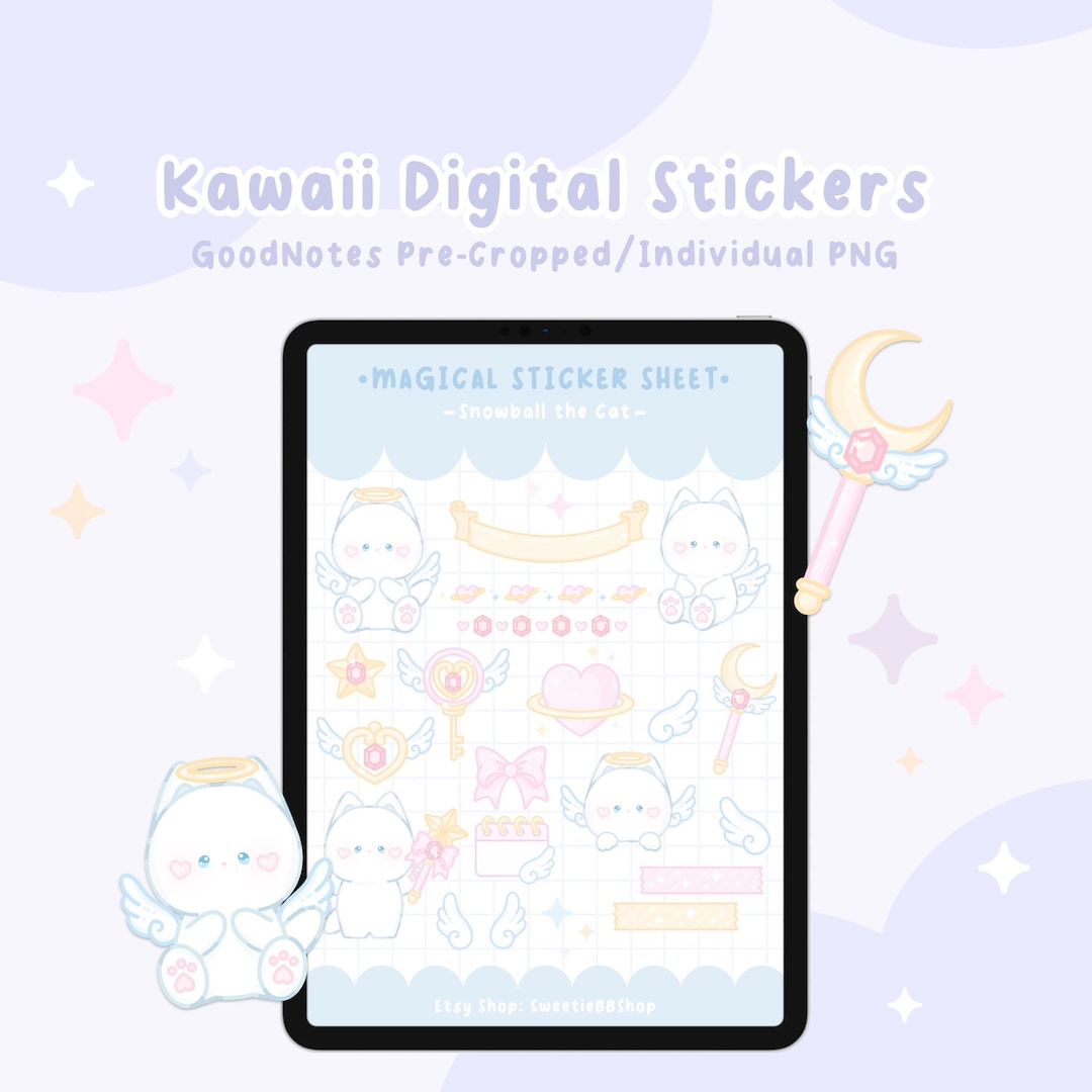 Kawaii Stickers, Cute Stickers, Digital Stickers, Planner Stickers ...