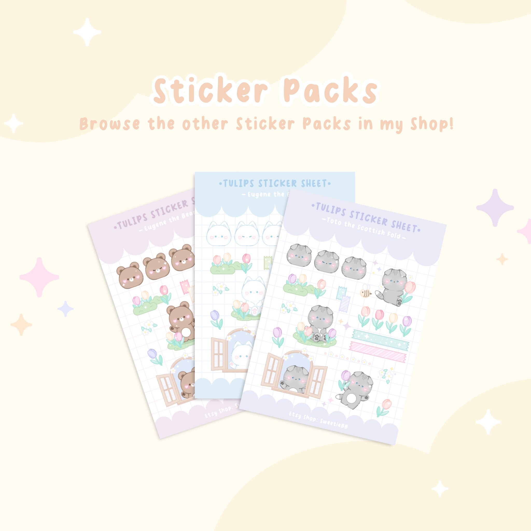 Cute Digital Stickers Digital Stickers PNG Stickers - Etsy