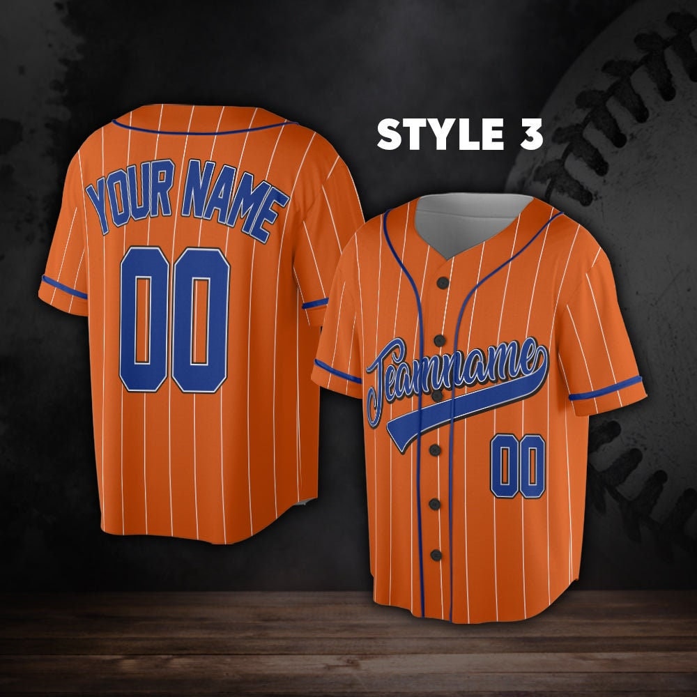 Custom Baseball Jersey T-Shirts, Add Your Name And Number On Your Jersey