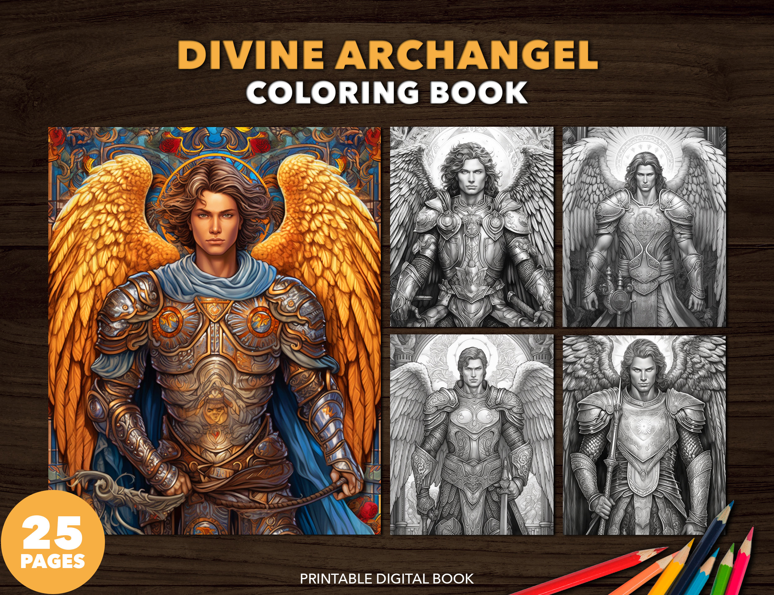 Archangel Coloring Pages For Adults