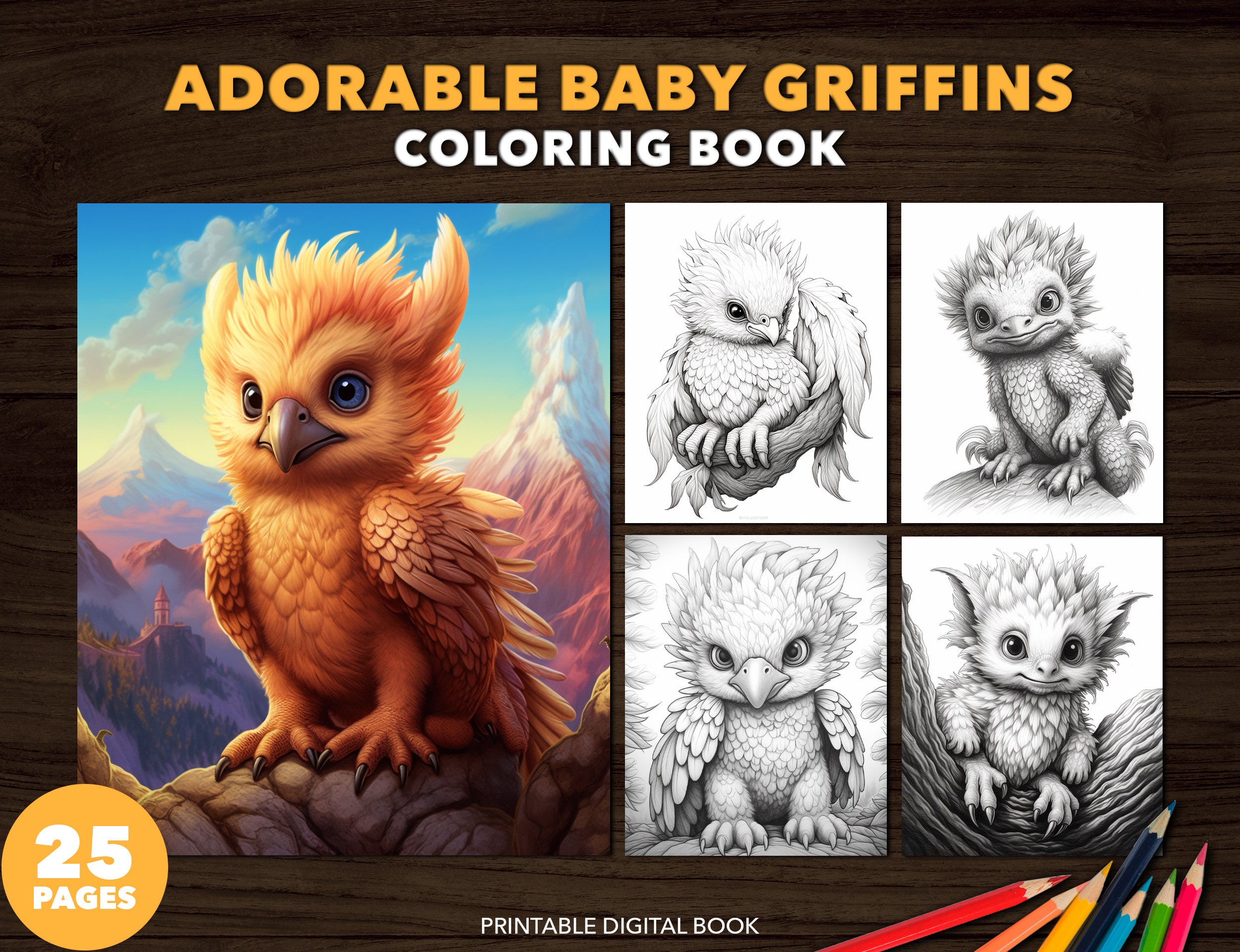 Mythical Creatures Baby Griffin