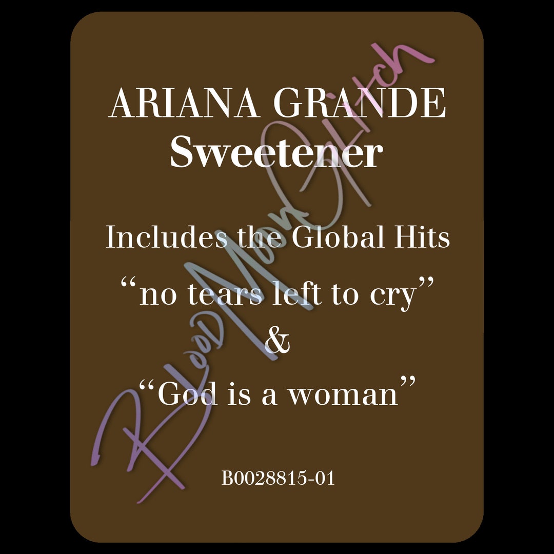 Ariana Grande Sweetener Peach Vinyl Hype Sticker - Etsy