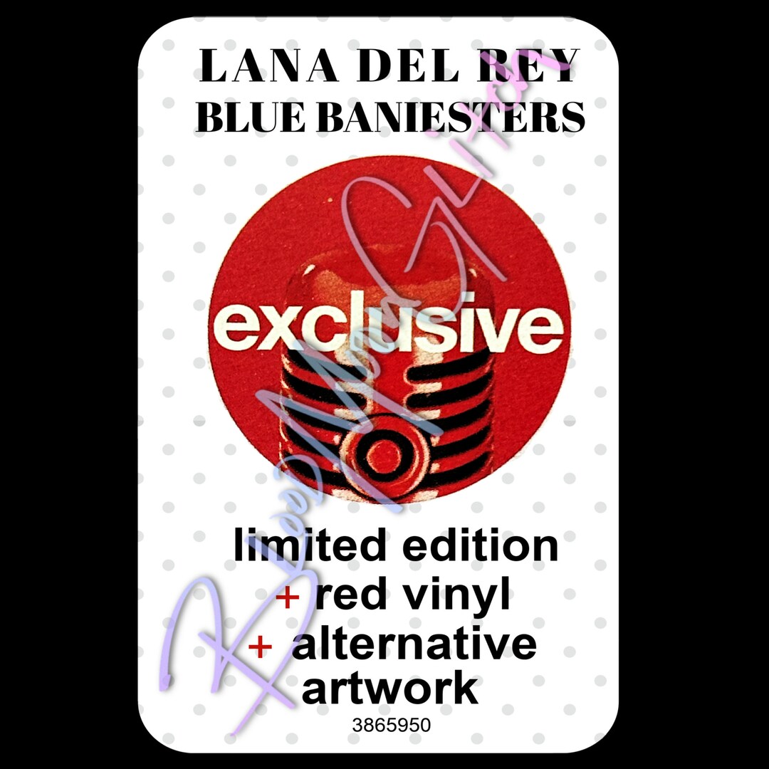 Lana Del Rey Blue Banisters Hype Sticker - Etsy