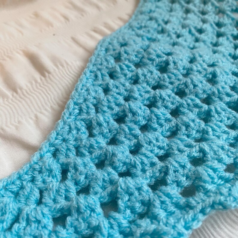 Crochet Bandana- Light Blue - Etsy