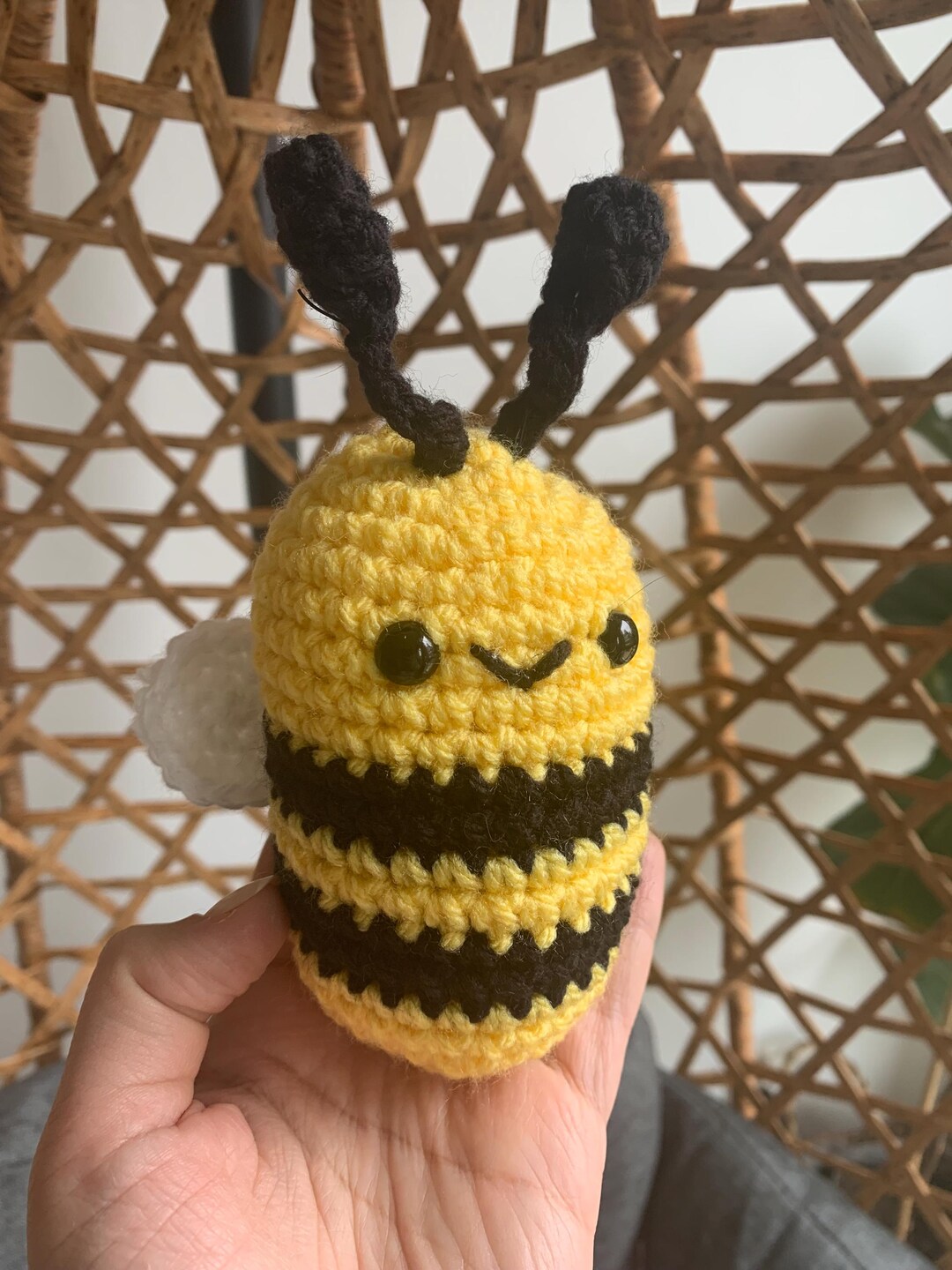 Crochet Bee Plushie Antennae Pattern PDF - Amigurumi Crochet Tutorial ...