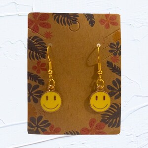 Handmade Smiley Face Earrings, Fun and Playful Jewelry, Perfect Gift ...
