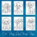 Puppy Dog Color Page Printable Kid Color Dog Pages Puppy Dog Color ...