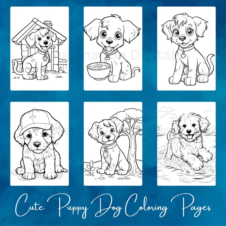 Puppy Dog Color Page Printable Kid Color Dog Pages Puppy Dog Color ...