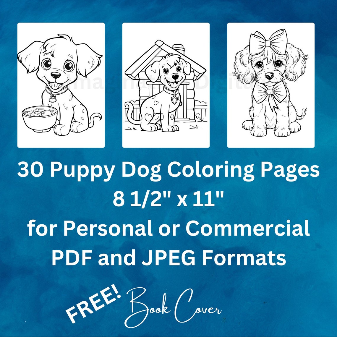 Puppy Dog Color Page Printable Kid Color Dog Pages Puppy Dog Color ...