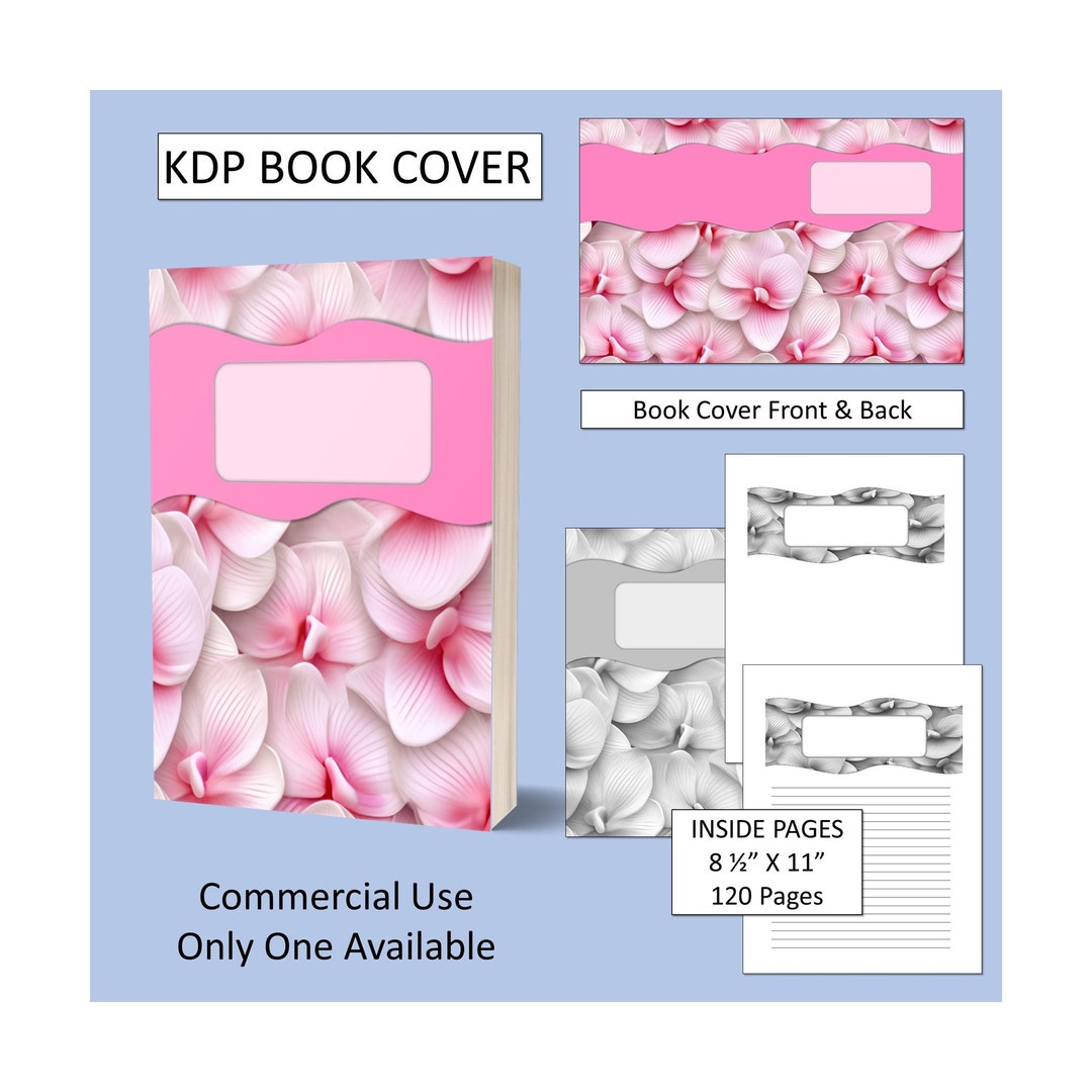 KDP Floral Book Cover Orchid Book Cover for Amazon Book Cover Premade ...