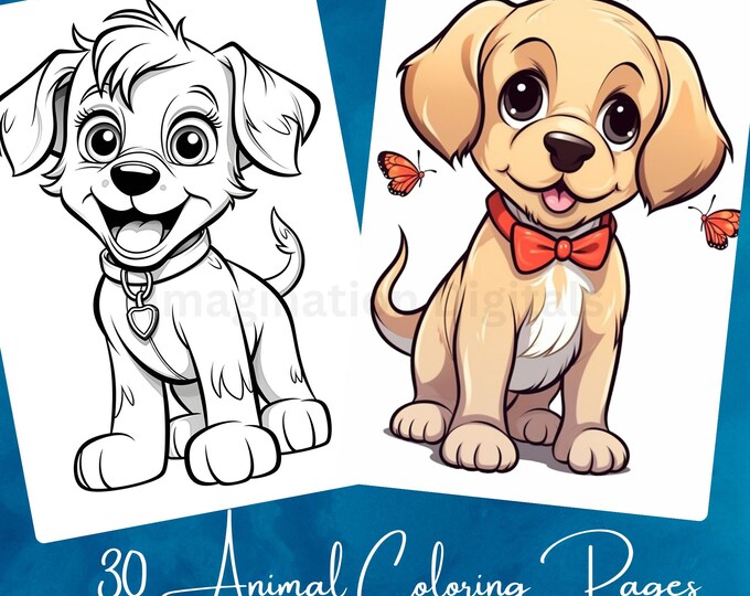 Puppy Dog Color Page Printable Kid Color Dog Pages Puppy Dog Color ...