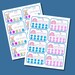 Incentive Punch Card for Kids Chore Chart Punch Card Childrens Reward ...