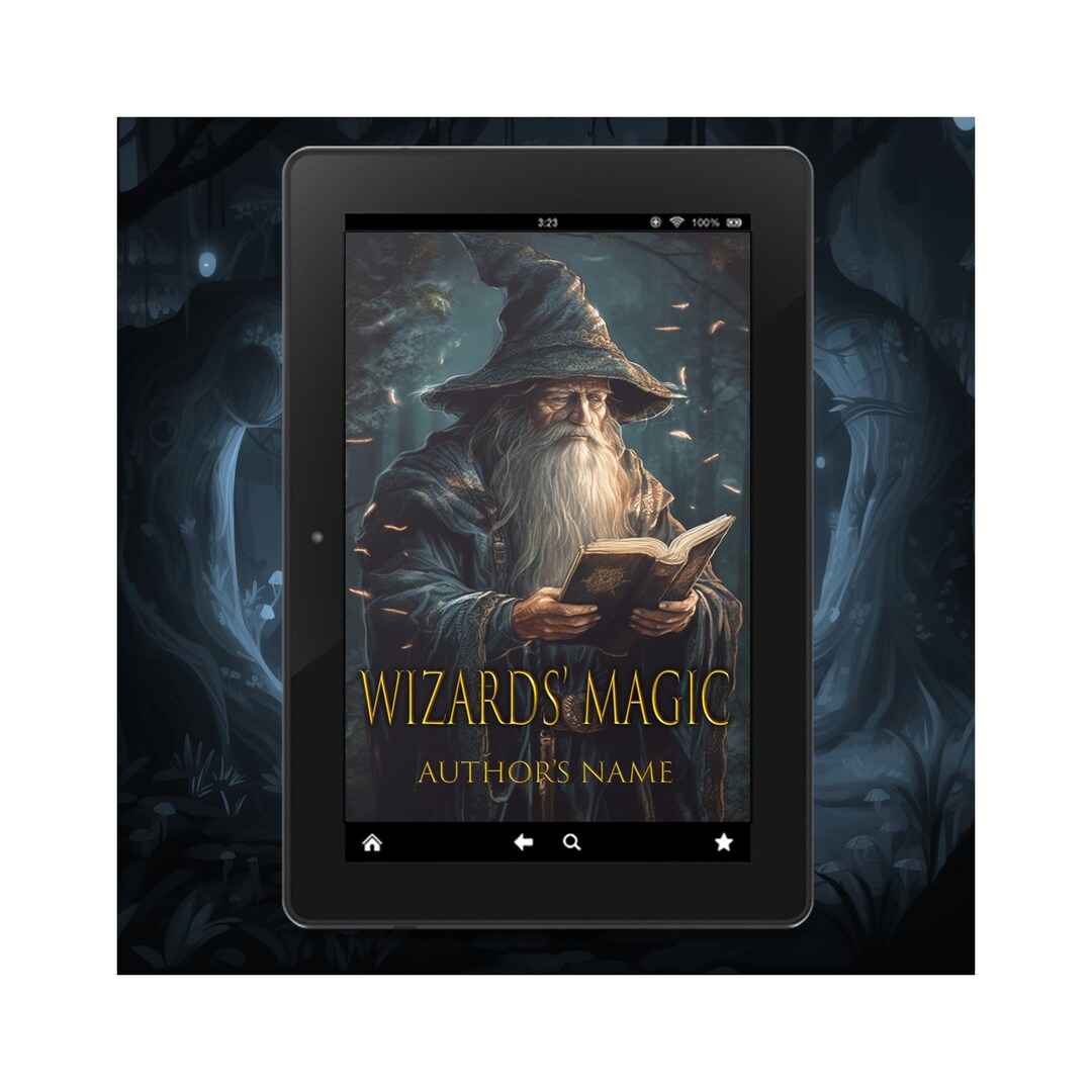 Wizard Book Cover Indie Book Covers Design Fantasy Book Cover for Indie ...