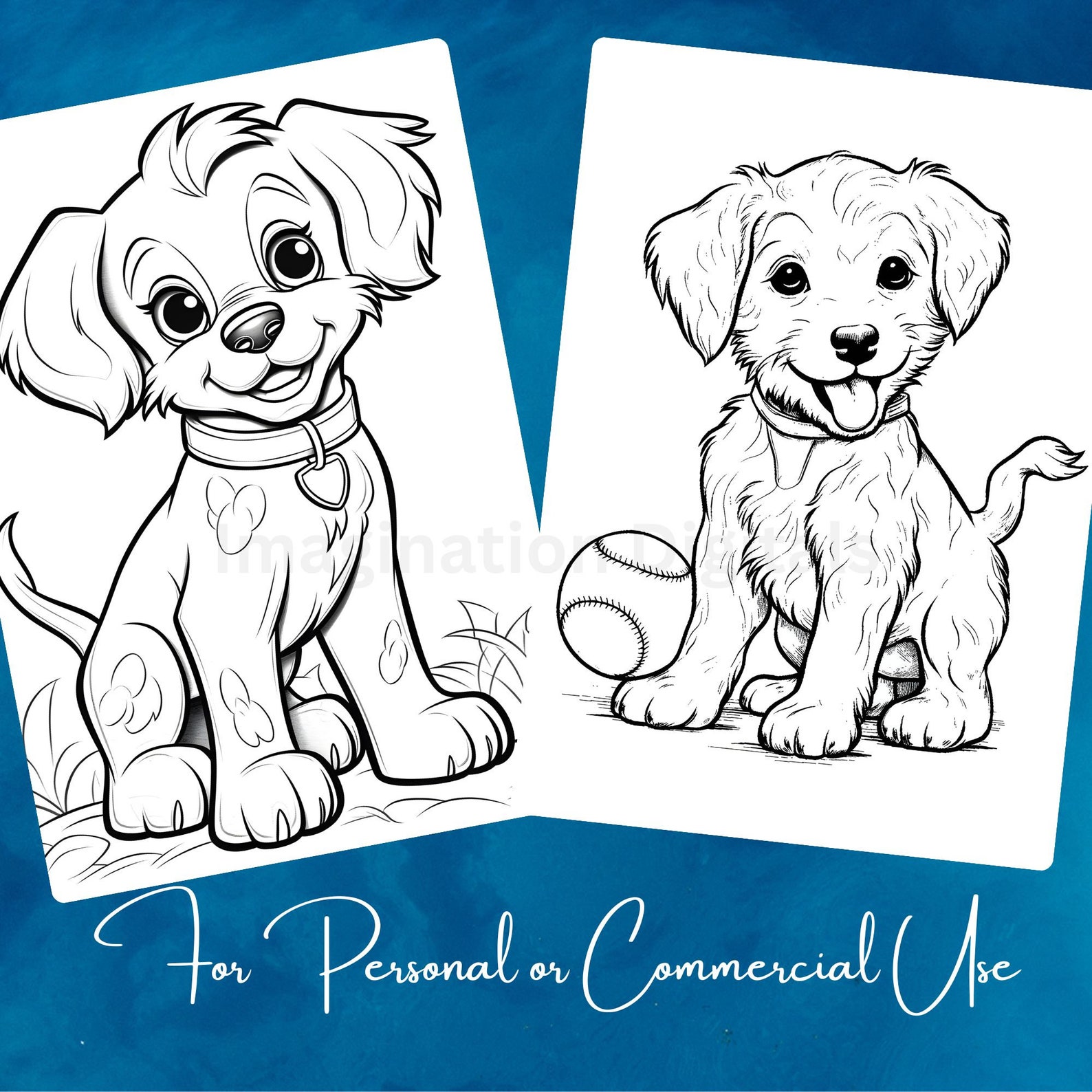 Puppy Dog Color Page Printable Kid Color Dog Pages Puppy Dog Color ...