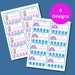 Incentive Punch Card for Kids Chore Chart Punch Card Childrens Reward ...